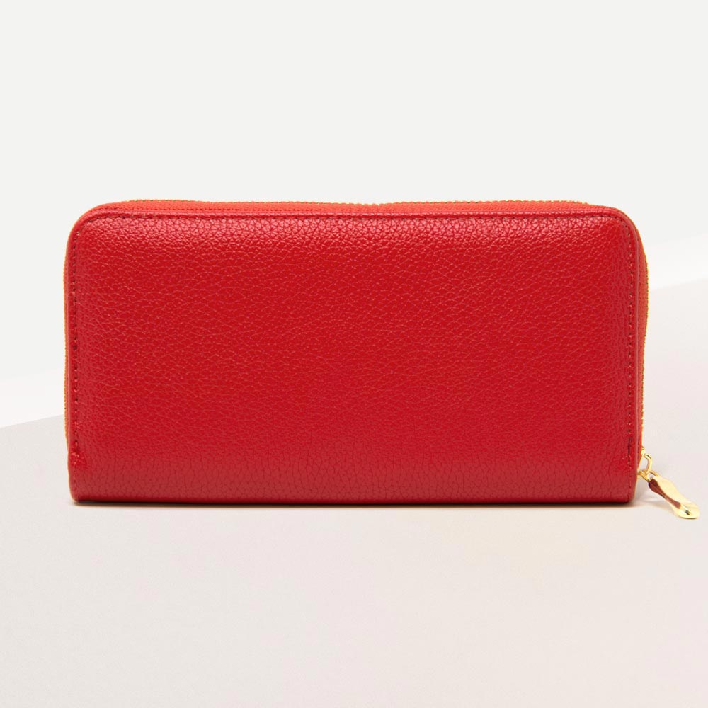 Solid Color Long Wallet