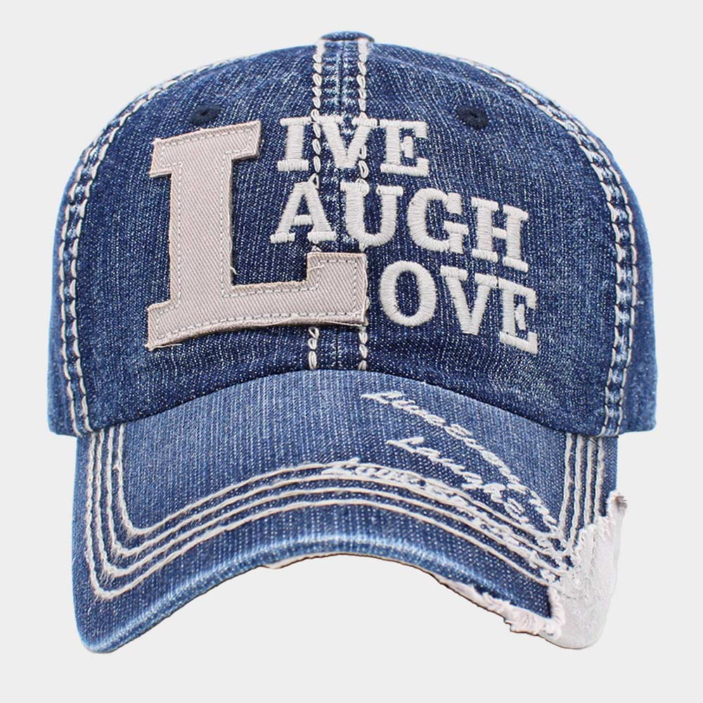 LIVE LAUGH LOVE Vintage Baseball Cap