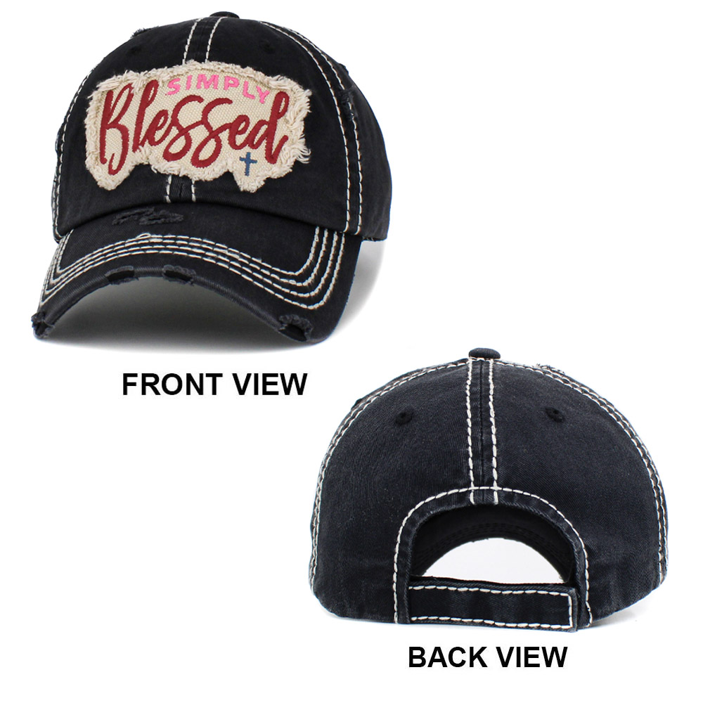 SIMPLY BLESSED Vintage Baseball Cap
