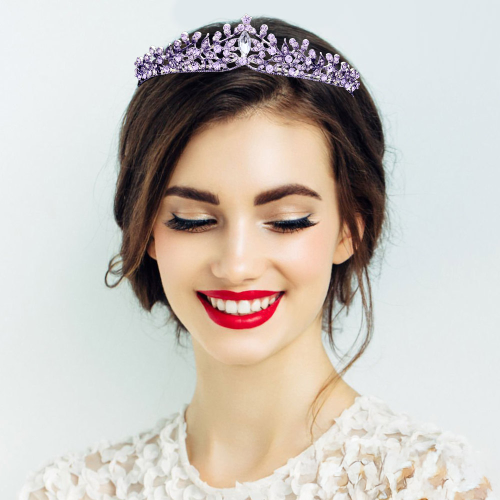 Multi Stone Cluster Princess Tiara