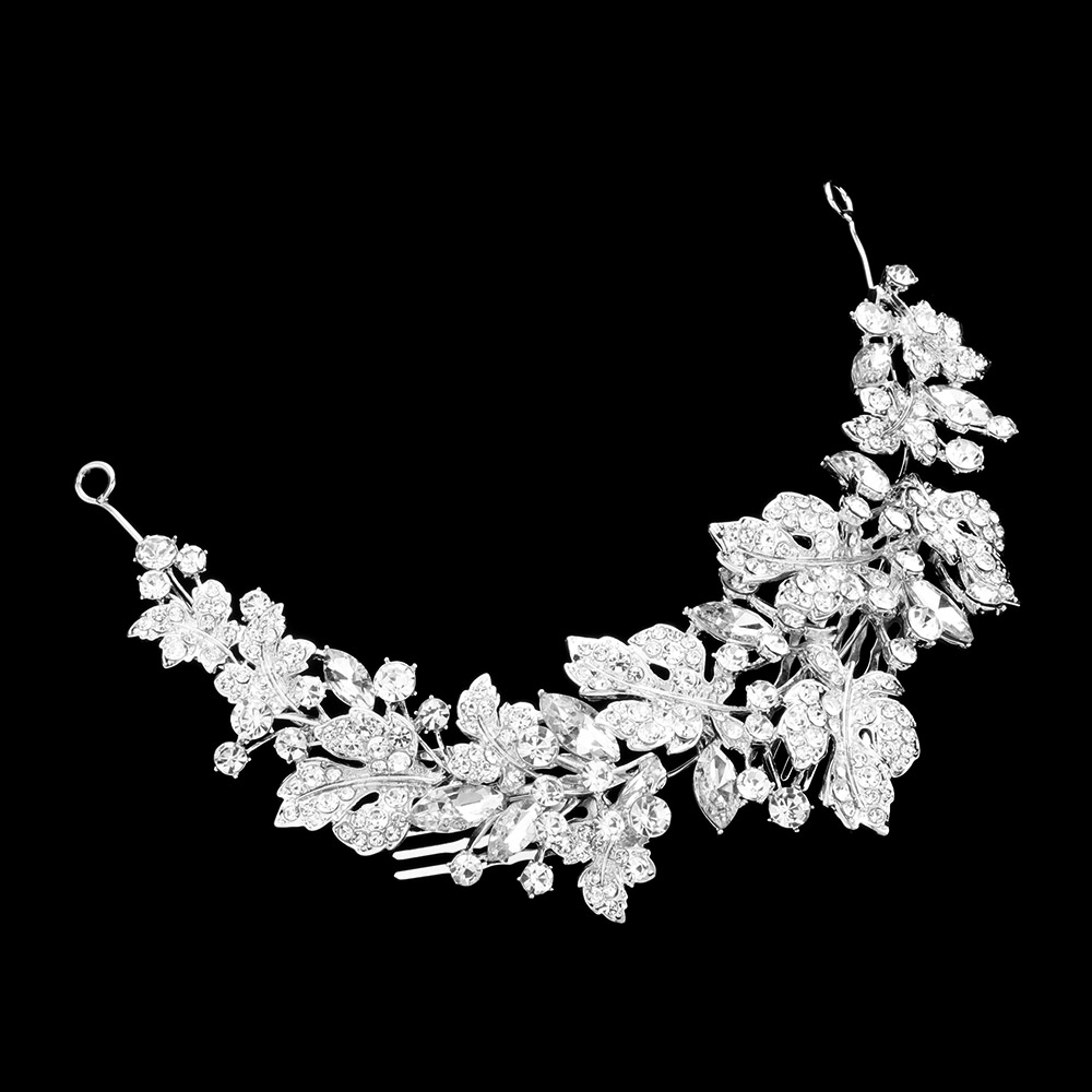 Stone Paved Leaf Cluster Vine Wrap Headpiece