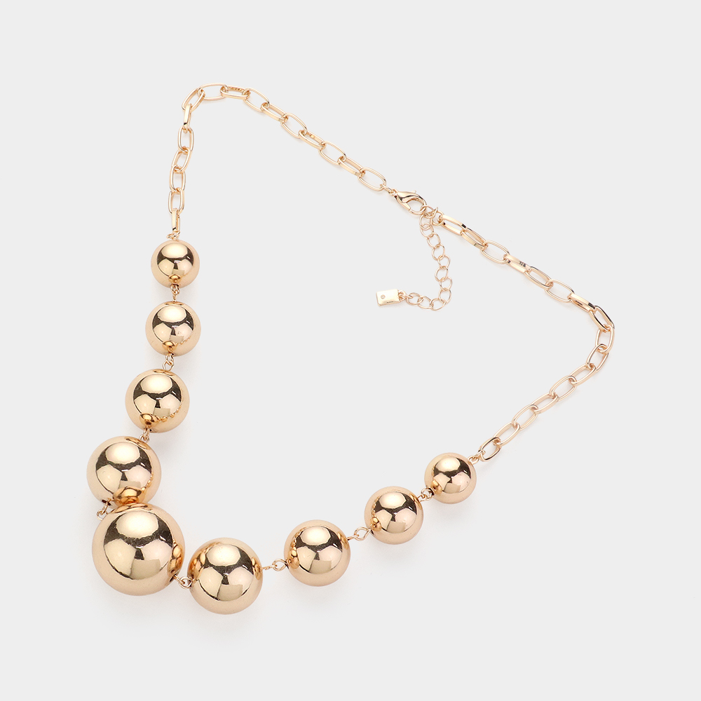Metal Ball Necklace