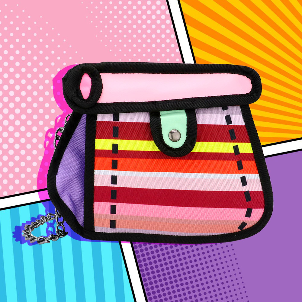 Cartoon 2D Animated Crossbody Bag / Handbag